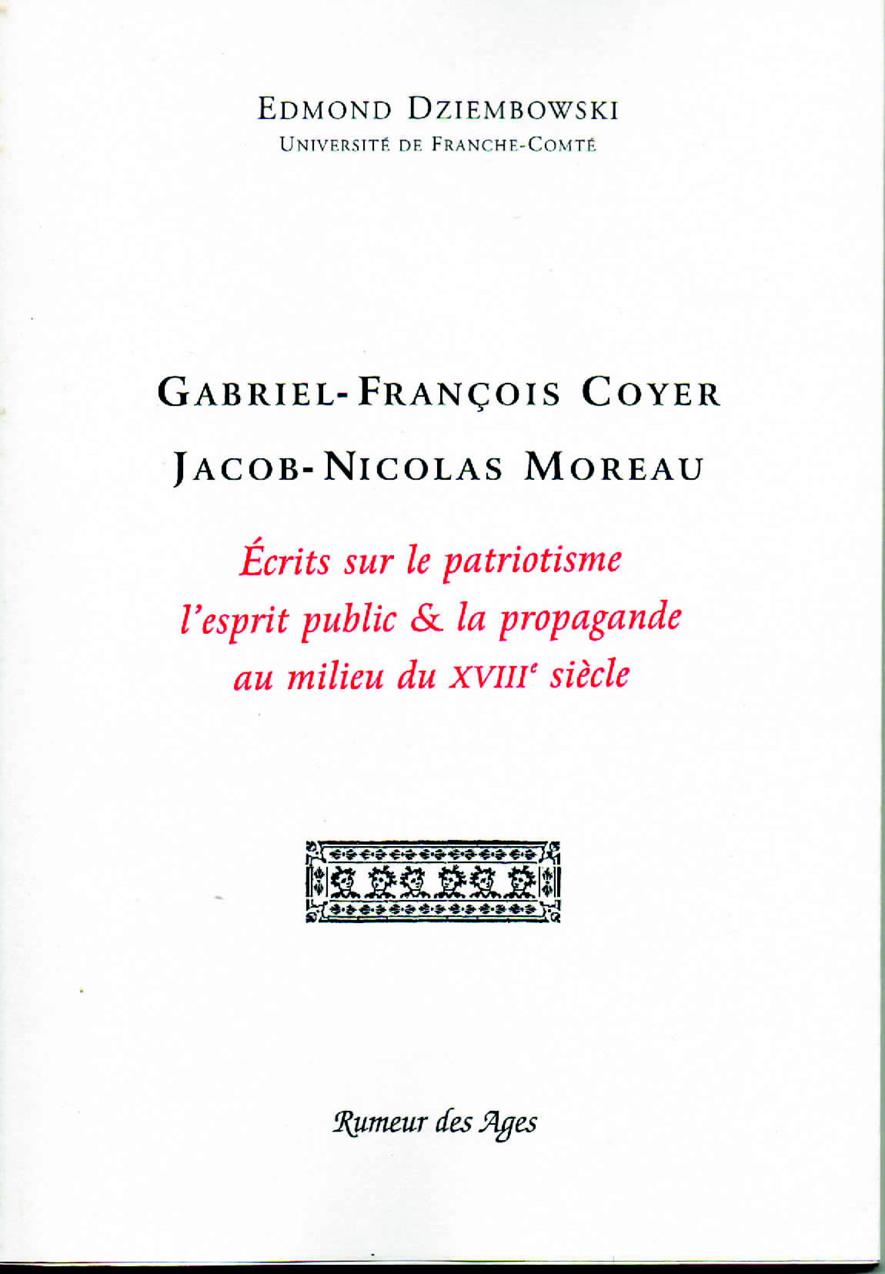 Edmond Dziembowski - Centre Lucien Febvre - Université Marie & Louis ...